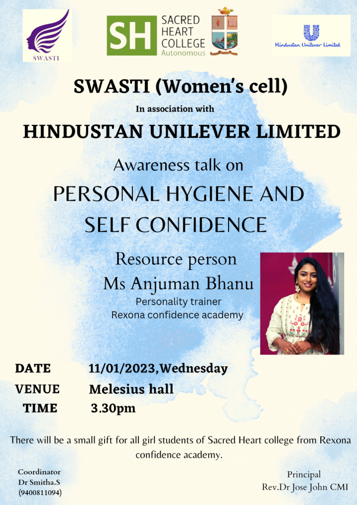 Sacred Heart College, Thevara | Talk on Personal Hygiene and Self ...